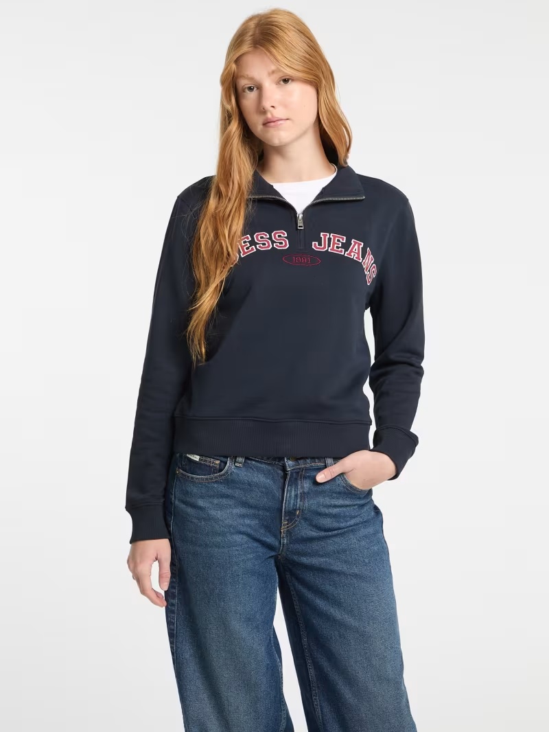 Eco Half-Zip Sweatshirt - GUESS